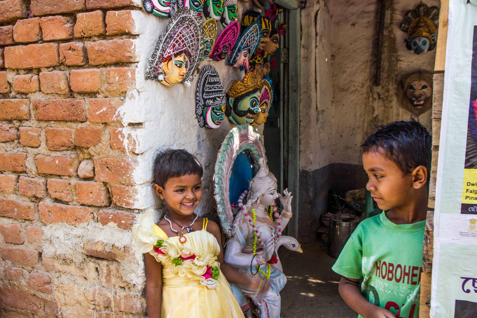 Chhau Mask making at Charida Village Purulia Photo Story 1